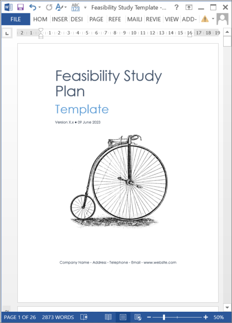 How to Write your First Feasibility Study Report (with sample template ...