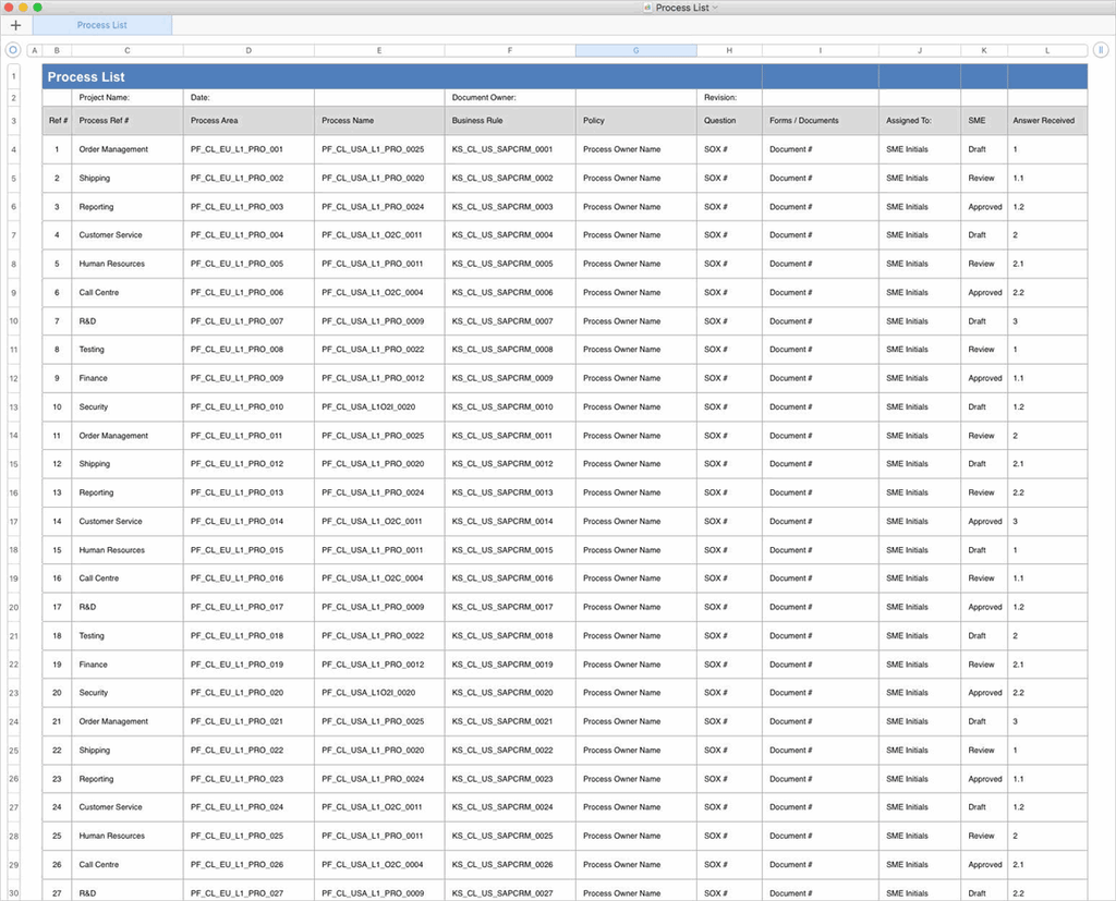 Business Process Design (Apple iWork Pages & Numbers) – Klariti ...