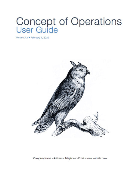 Concept of Operations Template (Apple iWorks Pages) – Klariti Template Shop