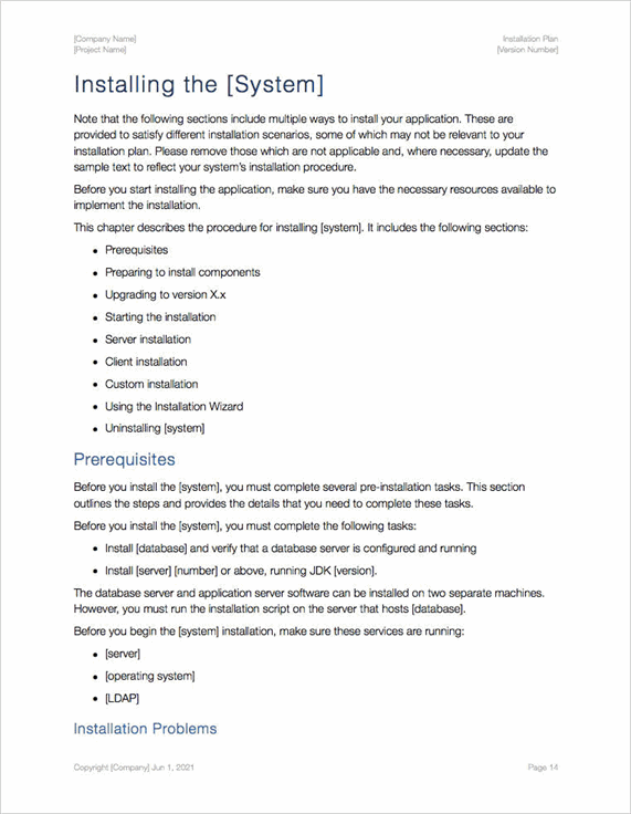 Installation Plan Templates (Apple) – Klariti Template Shop