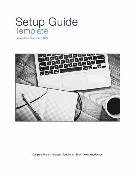 Setup Guide Template (Apple Pages) – Klariti Template Shop
