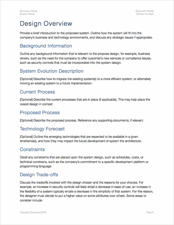 System Design Document Templates (Apple) – Klariti Template Shop