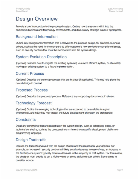 System Design Document Templates (Apple) – Klariti Template Shop