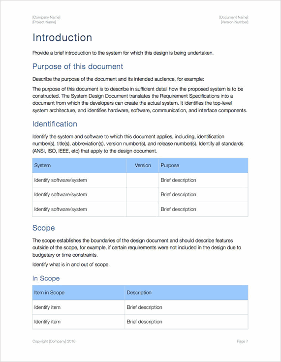 System Design Document Templates (Apple) – Klariti Template Shop