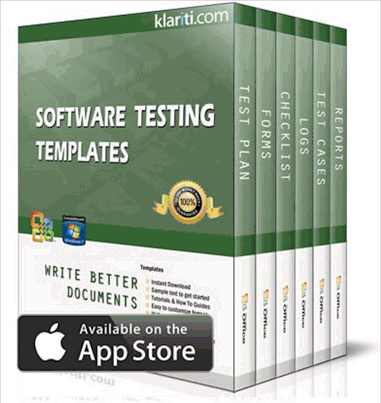 Software Testing Templates – Klariti Template Shop