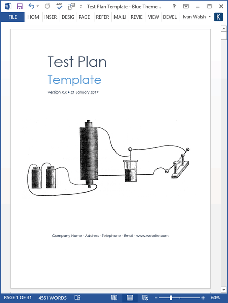 Test Plan Templates – Klariti Template Shop